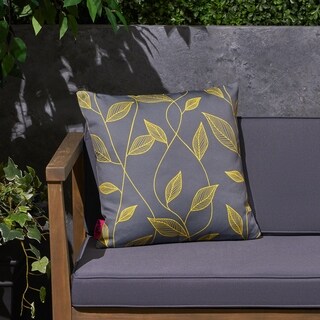 Magari Outdoor 17.75" Square Cushion by Christopher Knight Home - Bed ...