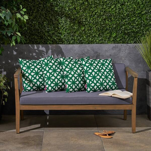 Mod Gate Outdoor 17.75" Square Cushion (Set of 4）by Christopher Knight ...