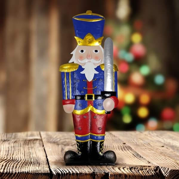 Nutcracker Marquee Statue with Automatic LED Timer - Multi - Bed Bath ...