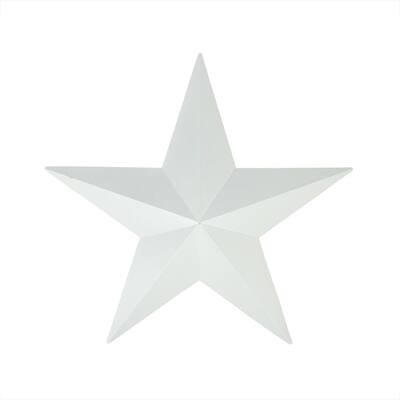 3' White Country Rustic Star Indoor/Outdoor Wall Decoration - Overstock ...