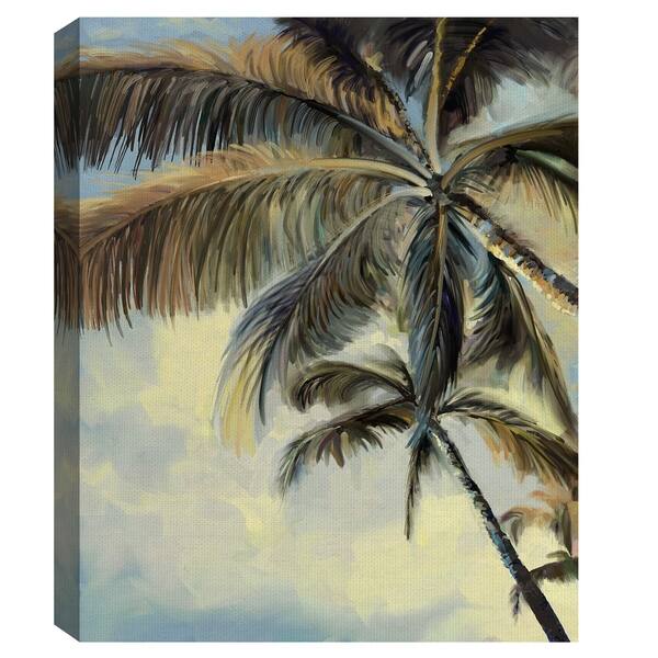 Fine Art canvas Throwing Shade Tropical Palm Trees by Studio Arts ...