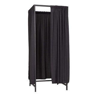 Don't Look At Me - Portable Changing Room Divider - Black Frame with ...