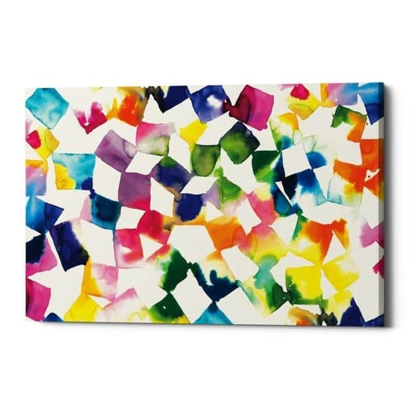 Epic Graffiti "Colorful Cubes" by Wild Apple Portfolio, Giclee Canvas ...