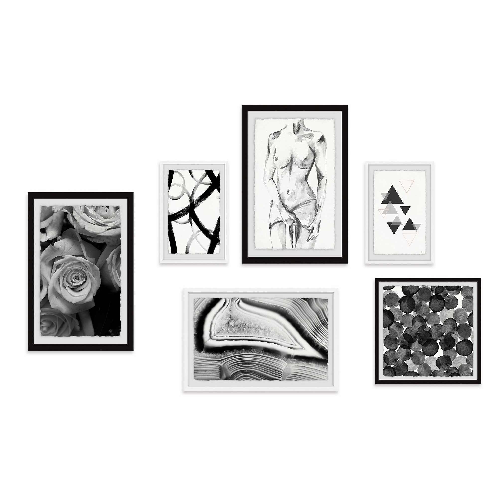 Marmont Hill - Handmade Resplendent Imagerycolor Hexaptych Wall Art ...