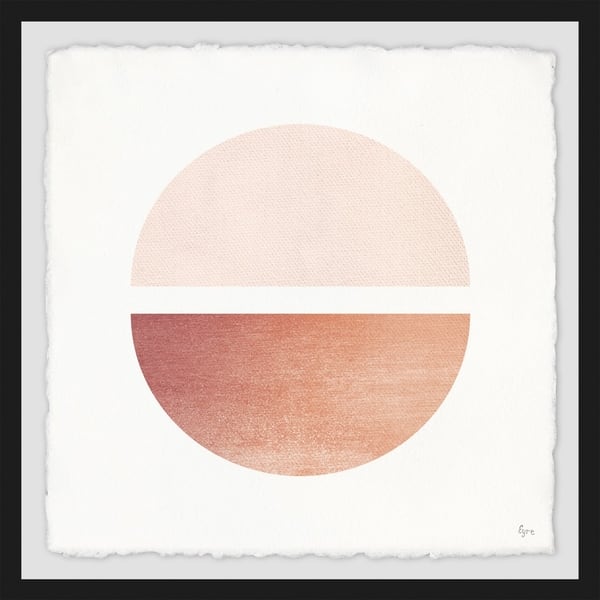 'Moon Fading' Framed Painting Print - Multi-Color - Bed Bath & Beyond ...