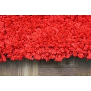 Popcorn Area Rug Carpet Red Solid Shag - 5' x 7' - Bed Bath & Beyond ...