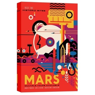 Epic Graffiti "Visions of the Future: Mars" Giclee Canvas Wall Art, 26 ...