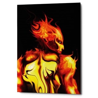 Epic Graffiti "Rage" by Michael Stewart, Giclee Canvas Wall Art, 12"x16 ...