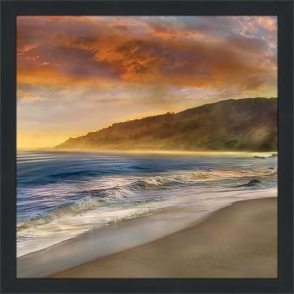 "Malibu Sun" by Mike Calascibetta Print on Acrylic - Orange - Bed Bath ...