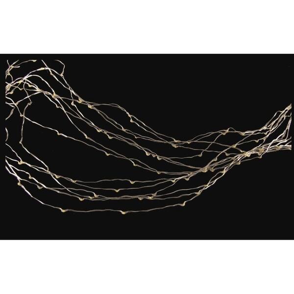 300 Micro LED Cascade Lights Silver Wire - Bed Bath & Beyond - 24220912