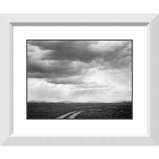 Framed Art Print 'Roadway near Grand Teton National Park, Wyoming, 1941 ...