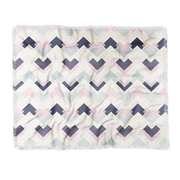 Deny Designs Bright Angles Woven Throw Blanket (50 in x 60 in) - Bed ...