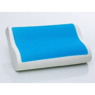Contour Molded Memory Foam Neck Pillow with Gel - MOCO - Bed Bath ...