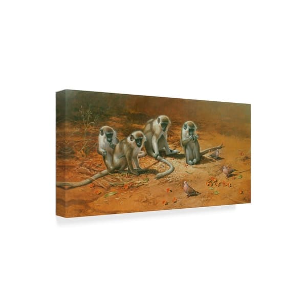 Michael Jackson 'Monkey Business Nature' Canvas A - Bed Bath & Beyond ...