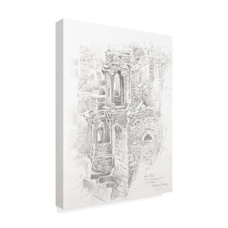 Michael Jackson 'Gray Architecture Drawing' Canva - Bed Bath & Beyond ...