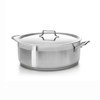 Hascevher Classic 18/10 Stainless Steel Dutch Oven Covered Stockpot ...