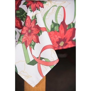 Christmas Ribbon Tablecloth - Bed Bath & Beyond - 24331786