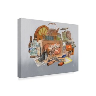 Les Ray 'Discarded' Canvas Art - Bed Bath & Beyond - 24973605