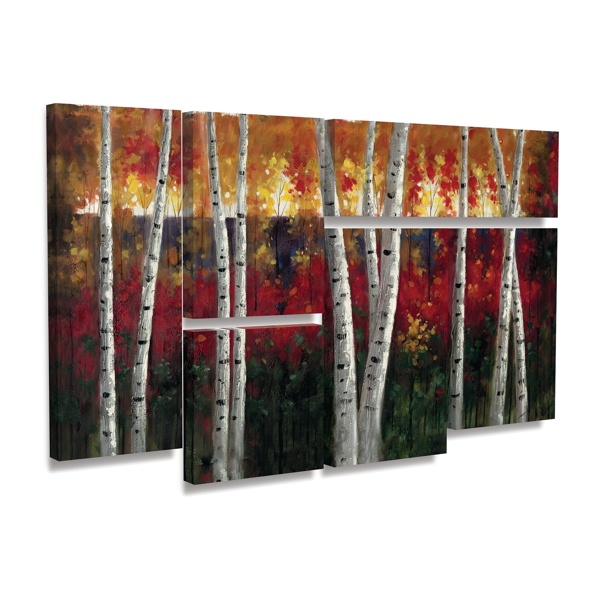 Pierre Leclerc 'Autumn River' Multi Panel Art Set 6 Piece - Bed Bath ...