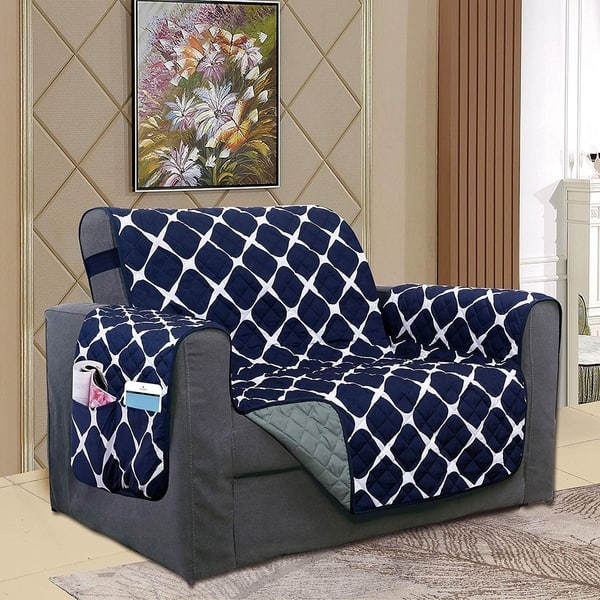 Elegant Comfort 2-Tone Bloomingdale Pattern Quilted Chair Furniture ...