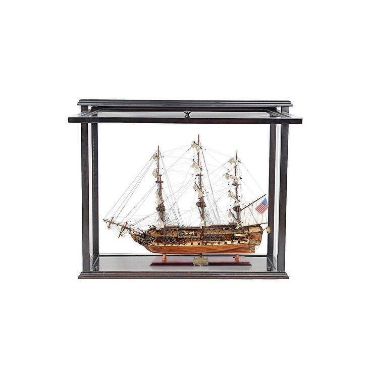 USS Constitution Mid With Display Case Front Open - Overstock - 25417052