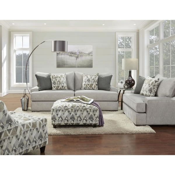 Alton Silver Stationary Sofa - Bed Bath & Beyond - 25429545