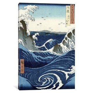 iCanvas ''View Of The Naruto Whirlpools At Awa'' by Katsushika Hokusai ...