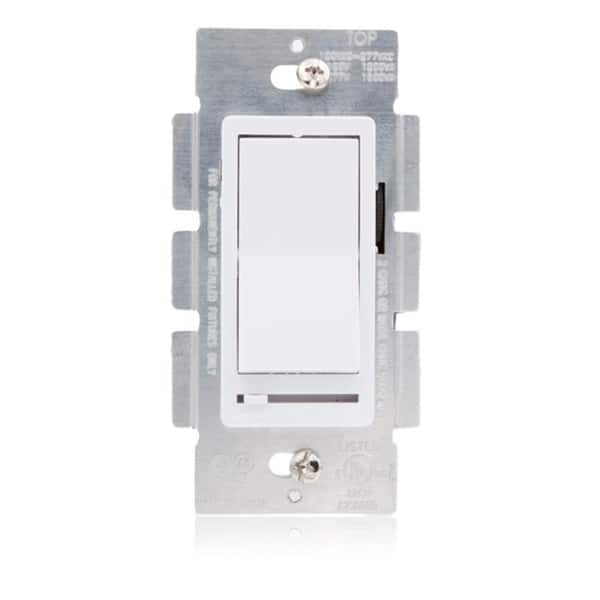 Maxxima Low Voltage 0-10V Slide Dimmer Rocker Switch, Wall Plate ...