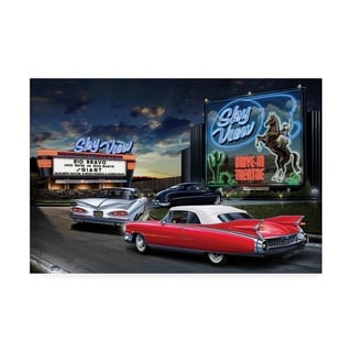 Helen Flint 'Diners And Cars Iv' Canvas Art - On Sale - Bed Bath ...
