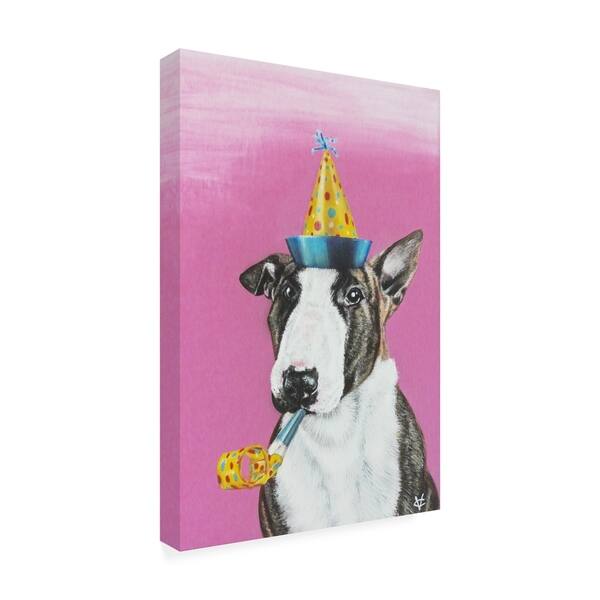 Victoria Coleman 'Party Dog Ii' Canvas Art - Bed Bath & Beyond - 25450300