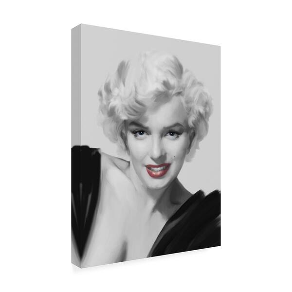 Chris Consani 'The Look Red Lips' Canvas Art - Bed Bath & Beyond - 25450330
