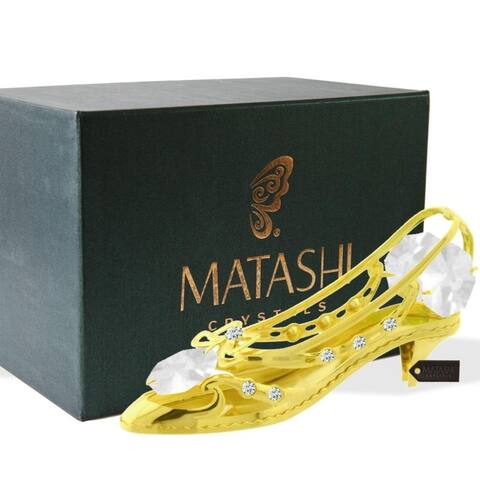 Matashi Goldplated Genuine Crystals Beautiful Crystal Ball Ornament ...