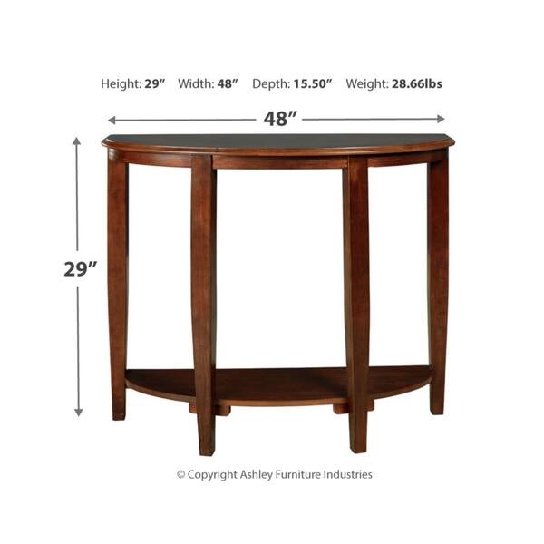 Altonwood Brown Console Sofa Table - Bed Bath & Beyond - 25489423