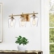 Patra 3-light Polished Brass Wall Sconce with Wine Glass Shades - Gold ...
