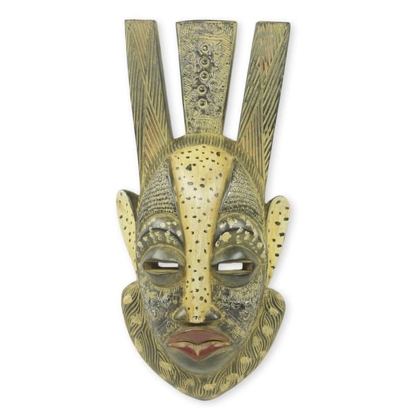 Handmade Ever Forward African Mask (Ghana) - Bed Bath & Beyond - 25571593