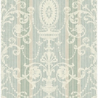 Victorian Striped Scroll Wallpaper - Bed Bath & Beyond - 25580421