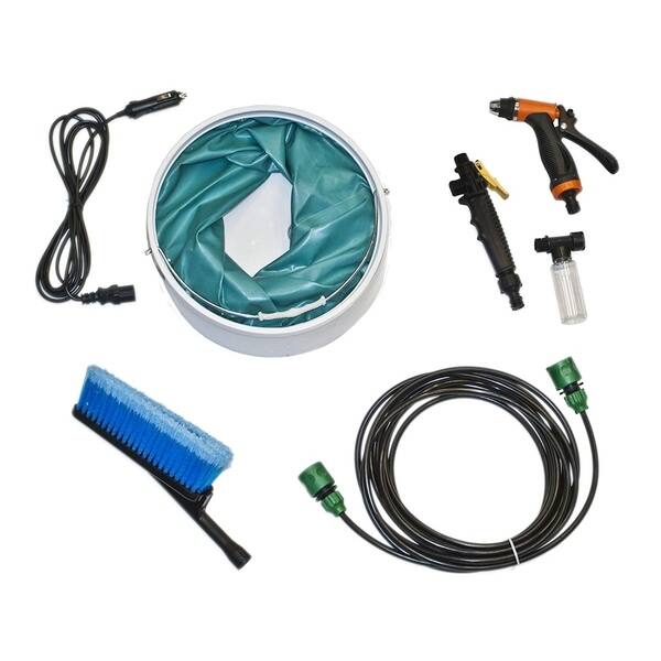 ALEKO Multi-functional Car Washer Kit Pressure DC 12V - Bed Bath ...