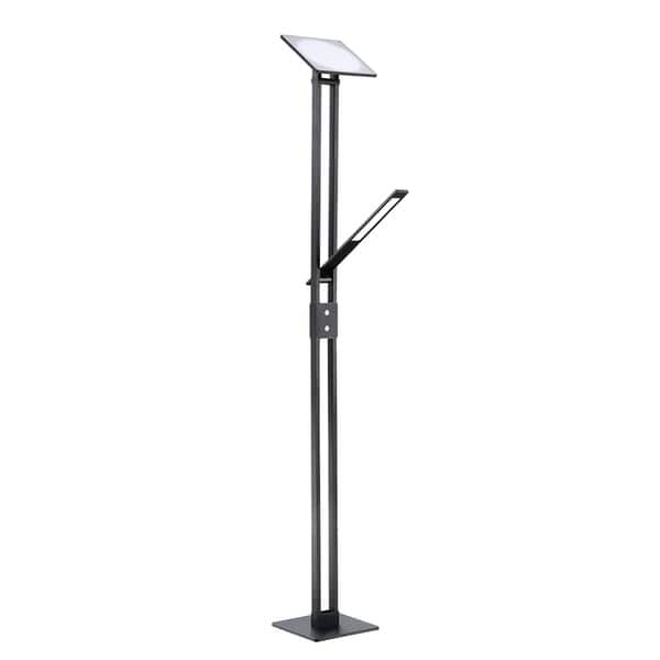 Varr 72-inch LED Torchiere with Reading Light - Bed Bath & Beyond ...