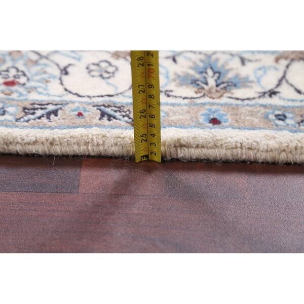 Classical Handmade Nain Isfahan Persian Traditional Wool Area Rug - 6'7 ...
