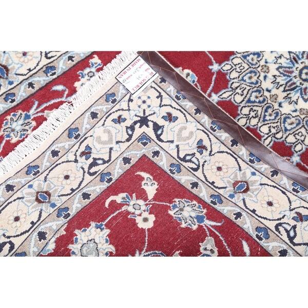 Classical Hand Made Wool Nain Isfahan Persian Traditional Area Rug - 6 ...