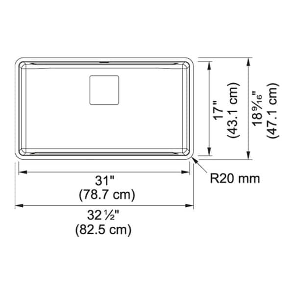 Franke Pescara Kitchen Sink PTX110-31 Stainless Steel - Bed Bath ...