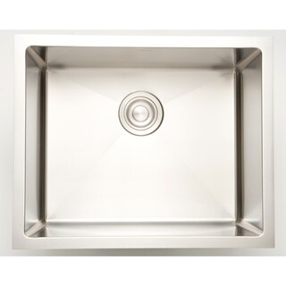 19-in. W CSA Approved Chrome Kitchen Sink With Stainless Steel Finish ...