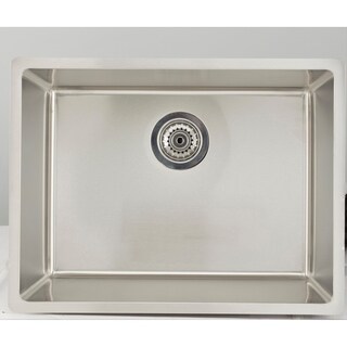 22-in. W CSA Approved Chrome Kitchen Sink With Stainless Steel Finish ...