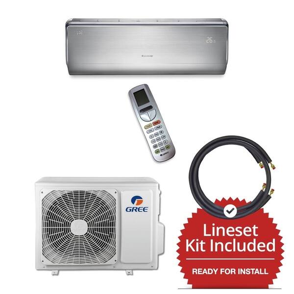 Gree CROWN09230-141215 - 9,000 BTU 30 SEER Wall Mount Mini Split A/C ...