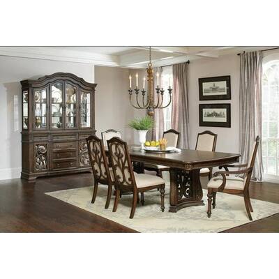 Wander Antique Java Dining Set - Overstock - 25613694