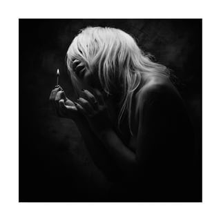 Nobuhiro Ishida 'Match Fire In The Dark' Canvas Art - Bed Bath & Beyond ...