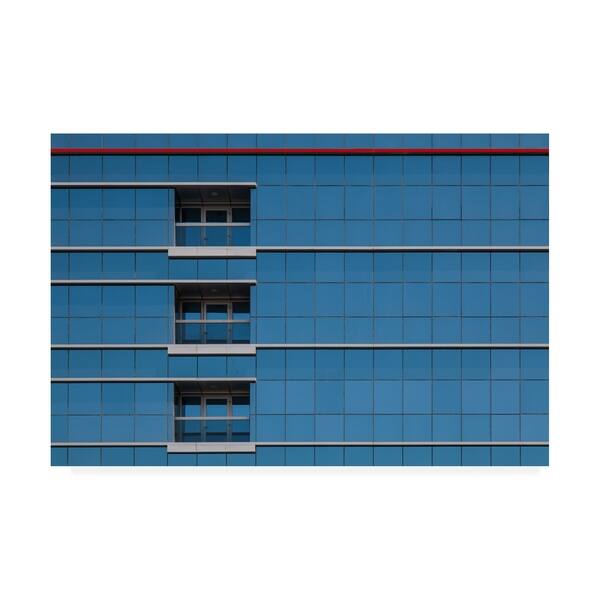Harry Verschelden 'Red Line Building' Canvas Art - Bed Bath & Beyond ...