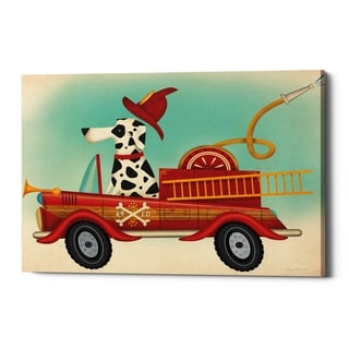 Epic Graffiti 'K9 Fire Department' by Ryan Fowler, Giclee Canvas Wall ...