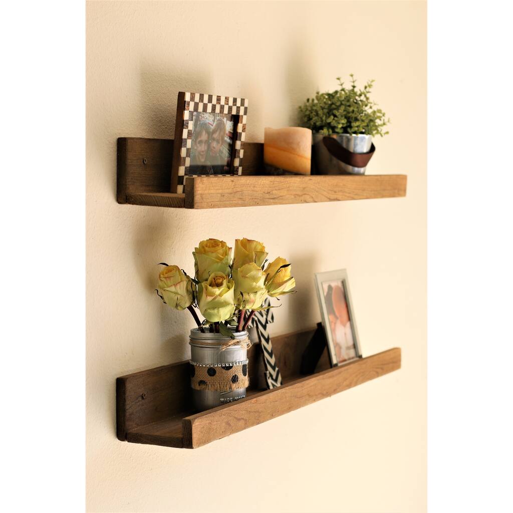 Farmhouse Ledge Shelves - N/A - Overstock - 25629220