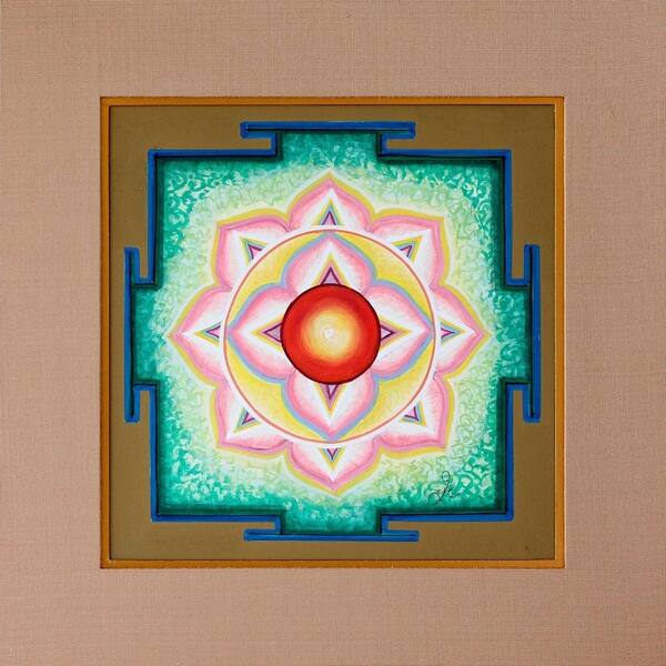 Handmade Kameshi Yantra Painting (India) - Pink - Bed Bath & Beyond ...